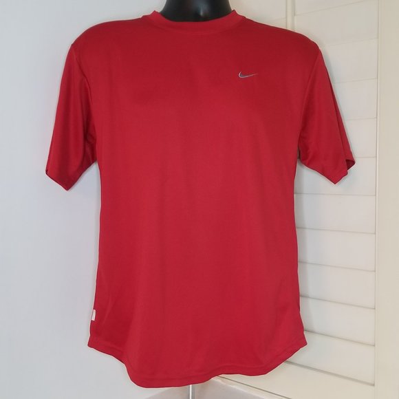 Nike | Shirts | Nike Mens Drifit Red Shirt | Poshmark